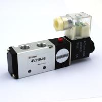China 4V Series Solenoid Valve Single Coil Pilot Operated Electric 2 Position 5 Port Connection Type for Air Cylinders for sale