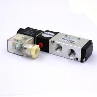 China 4V Series Solenoid Valve Single Coil Pilot Operated Electric 2 Position 5 Port Connection Type for Air Cylinders for sale