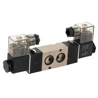 China Pilot Operated Pneumatic Solenoid Valve Single Coil 2 Position 5 Port Connection Type for sale