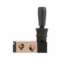 China 3H Series Solenoid Valve Single Coil Pilot Operated Electric 2 Position 5 Port Connection Type for Air Cylinders for sale
