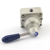China 4 Way 2 Position Pneumatic Air Valve 4HV White Manual Switch Control Valve for sale