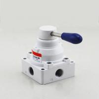 China 4 Way 2 Position Pneumatic Air Valve 4HV White Manual Switch Control Valve for sale