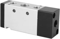 China 4A 2 Position 5 Way Miniature Pneumatic Solenoid Valve Aluminum Alloy Mechanical Parts for sale