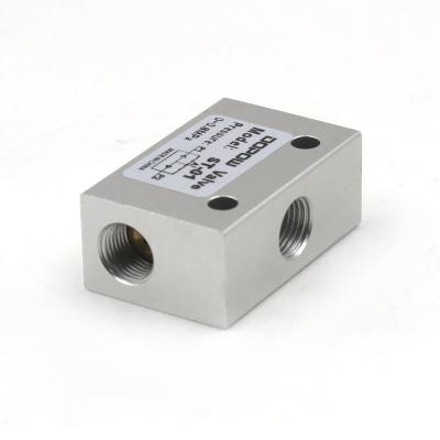 China ST Series Silver Assorted 2 In 1 Out Split Exhaust Pneumatic Shuttle Valve Flow Control Valve Logic Valve for sale