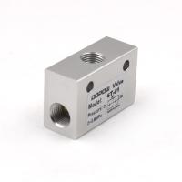 China ST Series Silver Assorted 2 In 1 Out Split Exhaust Pneumatic Shuttle Valve Flow Control Valve Logic Valve for sale