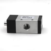 China MV322 series two-position three-way roller lever manual mechanical valve manual reversing mechanical valve for sale