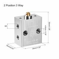 China S3B Series 2-Position 3-Way Mechanical Valve Manual Handle Switch Control Electromagnetic Mechanical Valve for sale