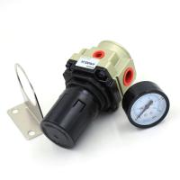 China AR Series Precision Air Pressure Reducing Valve Black Color 1.0MPa for sale