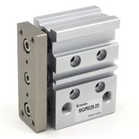 China Small Pneumatic Air Cylinders MGP Series Pneumatic Piston Rod Cylinders for sale