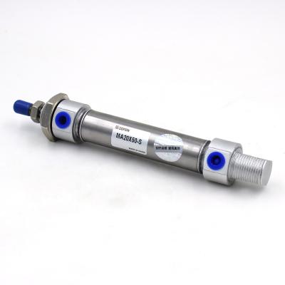 China MA Series Small Compressed Air Cylinder , Mini Pneumatic Piston Cylinder for sale