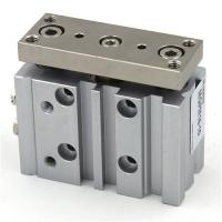 China Guided Compact Pneumatic Cylinder MGP Series Double Acting Air Cylinder for sale