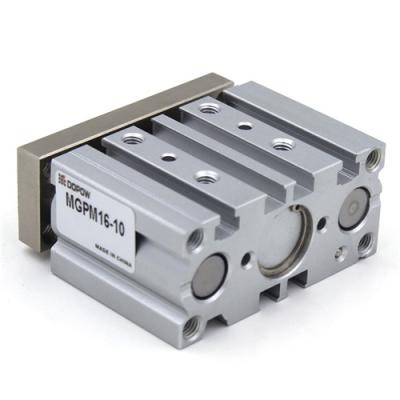China MGPM16-10 Guide Rod Pneumatic Cylinder , MGP SMC Compact Guided Cylinder for sale