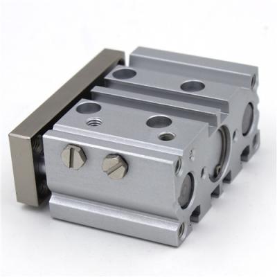 China Silver SMC MGPM12 Compact Guide Cylinder 10-300mm Stroke Aluminum Material for sale