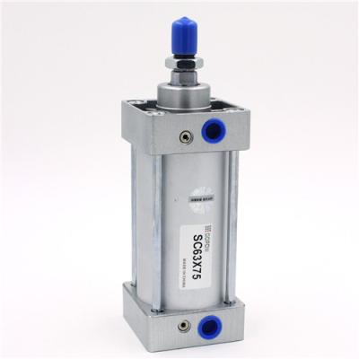 China VPC Dual Action Pneumatic Air Cylinder With Cushion Adjustable Stroke for sale