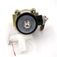 China 2W200 2Inch 2/2 Way Electronic Water Flow Control Valve Gold Solenoid Water Drain Valve for sale