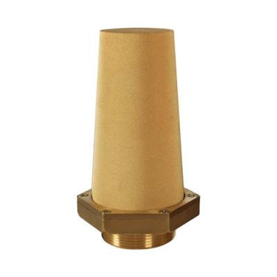China Air Compressor Brass Pneumatic Silencer Muffler With Valve Air Muffler for sale