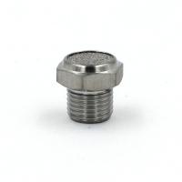 China Stainless Steel SS316 Flat Silencer Lightweight Pneumatic Accessories for sale