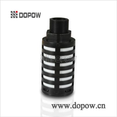 China 1/2 Pneumatic Plastic Air Silencer Muffler Lightweight Easy Install for sale
