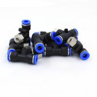 China CE Pneumatic Cylinder Accessories Straight Through Push In PU Air Hose Pipe Fittings for sale