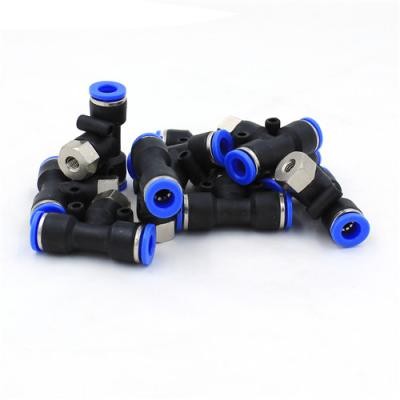 China CE Pneumatic Cylinder Accessories Straight Through Push In PU Air Hose Pipe Fittings for sale