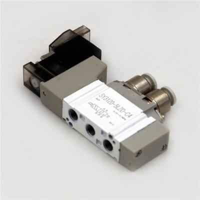 China White Single Coil Solenoid Valve , SMC Type Three / Two Way Air Valve for sale