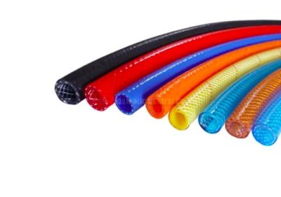 China 20Bar 12mm Double Layer Pneumatic Air Tubing , TPU Fiber Braided Air Hose for sale
