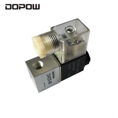 China 2V Series DC 12 Volt Pneumatic Solenoid Valve 2 Way 2 Position Direct Drive for sale