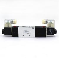 China 4V330C-10 3/8'' Double Solenoid Directional Control Valve / 5 Way 3 Position Pneumatic Valve for sale