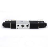 China 4V330C-10 3/8'' Double Solenoid Directional Control Valve / 5 Way 3 Position Pneumatic Valve for sale