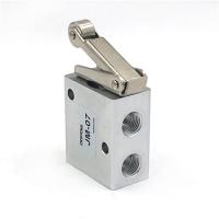 China White JM-07 Roller Pneumatic Air Valve Reduce Noise / Pollution for sale