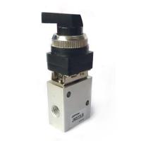 China JM322R Mechanical Pneumatic Air Valve 2 Position 3 Way Roller Lever Valves for sale