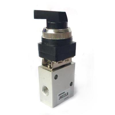 China JM322R Mechanical Pneumatic Air Valve 2 Position 3 Way Roller Lever Valves for sale