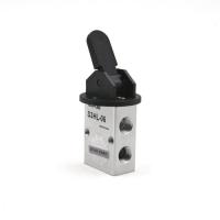 China Pneumatic 3 Way 2 Position Manual Air Valve S3HL-M5 S3HL-06 S3HL-08 for sale