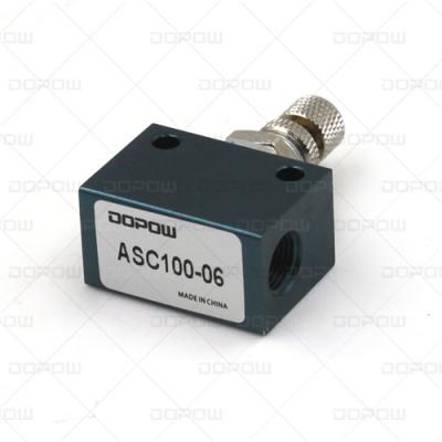 China ASC Series Airtac Type Air Flow Speed Control Valve Small / Compact Structure for sale
