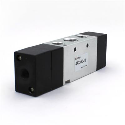 China Airtac Type 5/3 Way Pneumatic Pilot Valve 4A330C-10 4A330E-10 4A330P-10 for sale