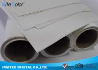 China Glossy Polyester Artist Canvas Roll , Inkjet Printable Canvas Paper 30Meters for sale