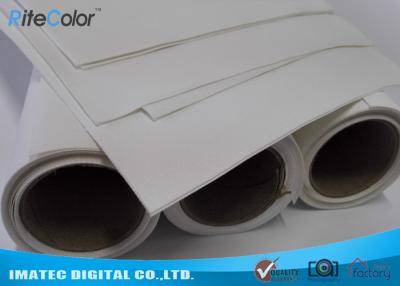 China Glossy Polyester Artist Canvas Roll , Inkjet Printable Canvas Paper 30Meters for sale