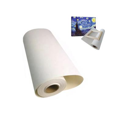 China Premium 420gsm Waterproof Polycotton Inkjet Canvas For Epson for sale