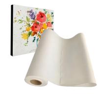 China Inkjet Pure Cotton Canvas / Art Cotton Canvas Matte Textured Inkjet for sale