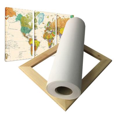 China Matte Inkjet Polycotton Canvas Large Format Printing Waterproof for sale
