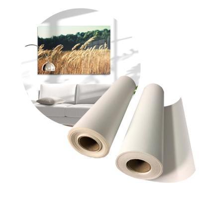 China Aqueous Inkjet Matte Cotton Print Canvas Art Roll Blank Canvas for sale