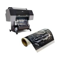 China Large Format Milky Transparent Digital Screen Print Film Waterproof for sale