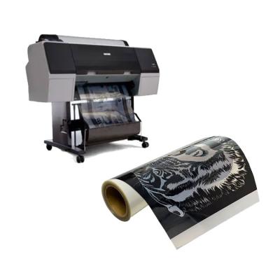 China Large Format Milky Transparent Digital Screen Print Film Waterproof for sale