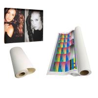 China Matte 320gsm Polyester Canvas Roll For Aqueou Ink Digital Printing for sale