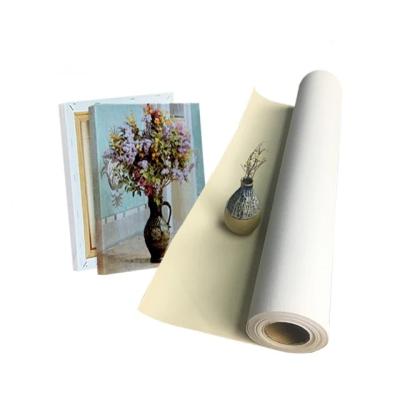 China Professional Eco Solvent Inkjet Printing Canvas 380gsm Matte Polycotton for sale