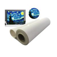 China Easy Stretched Inkjet 100% Pure Cotton Art Canvas Roll For Eco Solvent Printers for sale