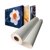 China Large Format Printing 100% Cotton Canvas Waterproof For Inkjet Printer for sale