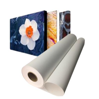 China Large Format Printing 100% Cotton Canvas Waterproof For Inkjet Printer for sale