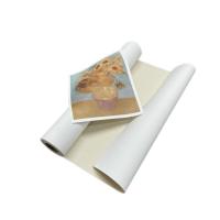 China Aqueous Matt 100% Cotton Canvas Roll For Inkjet Printing Blank Canvas for sale