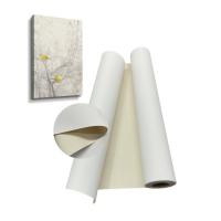 China Printable Art Canvas 360gsm Inkjet Printing Pure Cotton Canvas Roll for sale
